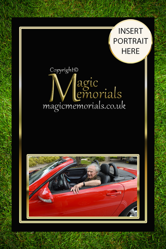 Portrait Focussed Cremation Tablets – Magic Memorials LTD